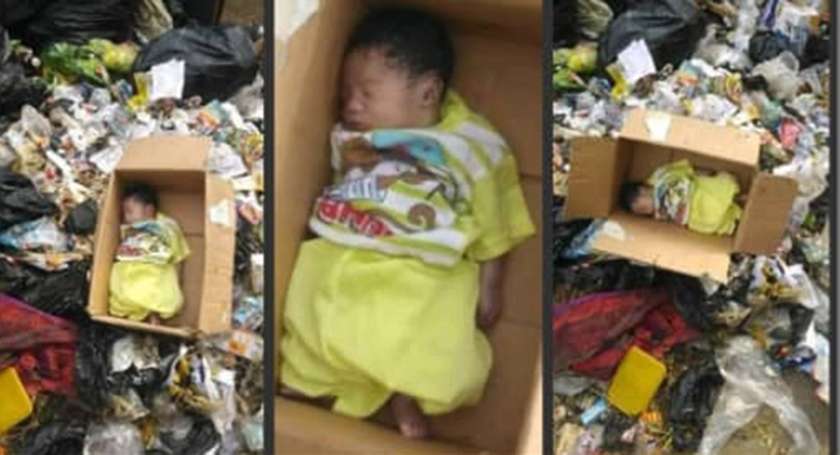 Outrage As A New Born Baby Is Abandoned In Refuse Dump | The Source