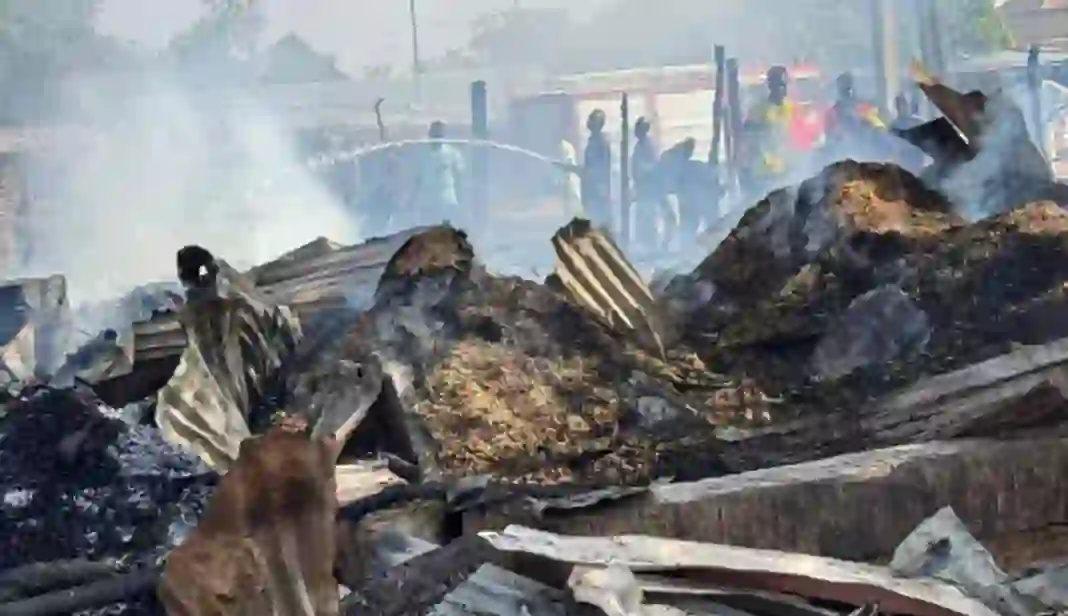 Millions Lost As Early Morning Fire Guts Kebbi's Largest Timber Market ...